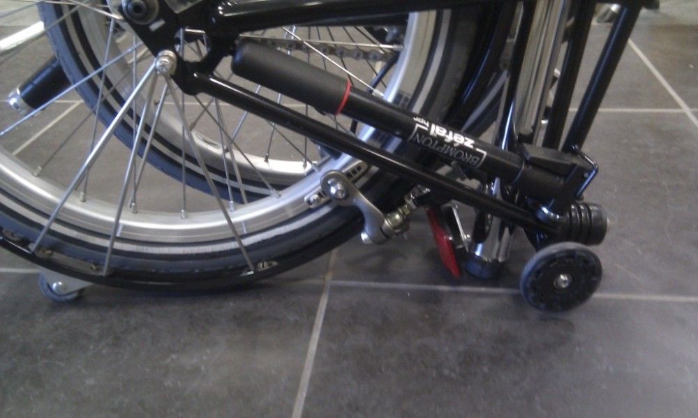 Brompton Easy Wheels 2er Set 6mm (Gepäckträger 2x bestellen )