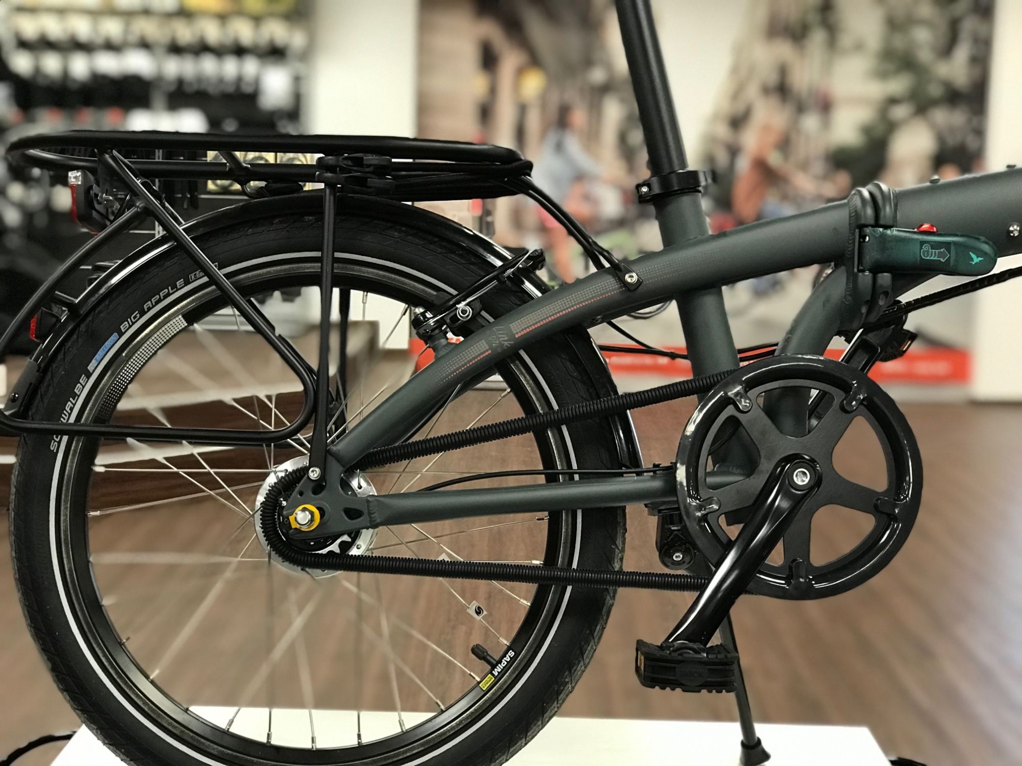 Tern Link D7i Licht shale matt grey Mod. 2021 Faltrad Klapprad