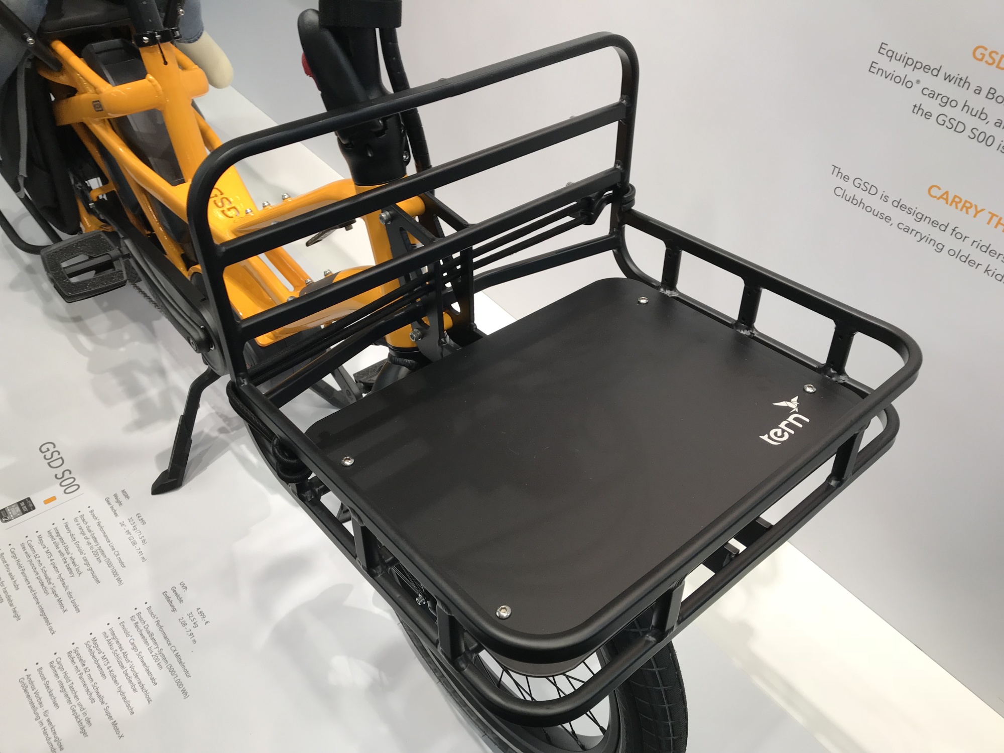 Tern GSD Lastenrad Frontträger Transporteur Front Rack