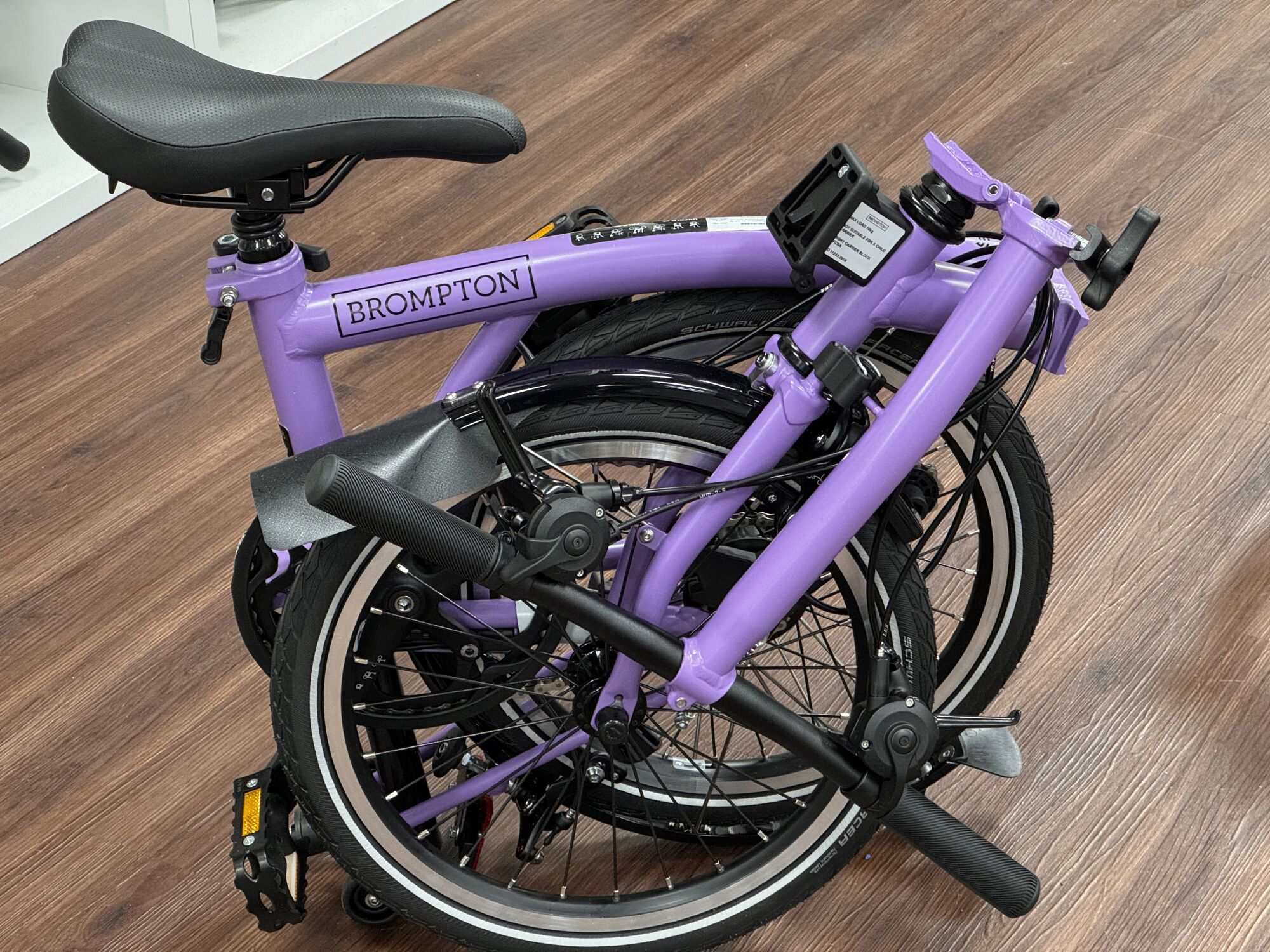 Brompton Explore Pop Lilac Tiefer Lenker > FaltradXXS.de