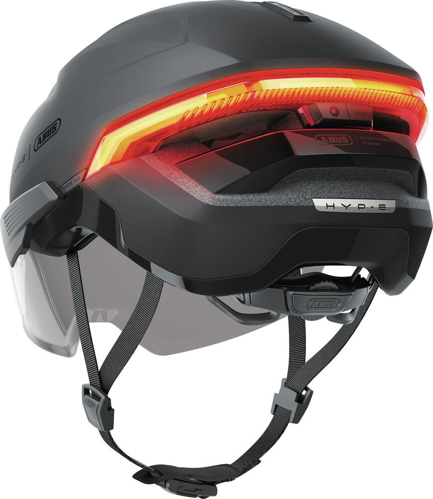 Abus HYP-E BL.ACE Smart Helm - Volcano Titan L / 57-61cm > FaltradXXS.de