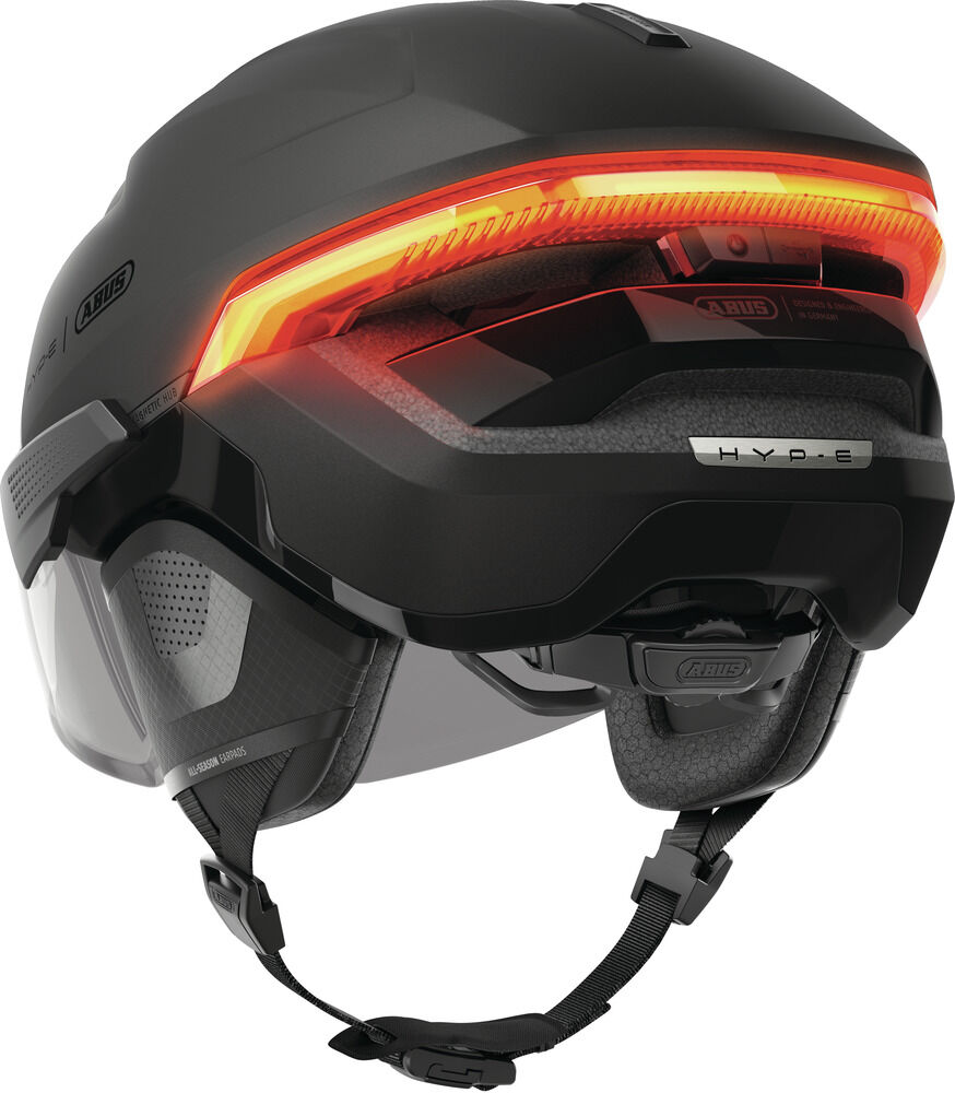 Abus HYP-E BL.ACE Smart Helm - Volcano Titan L / 57-61cm > FaltradXXS.de