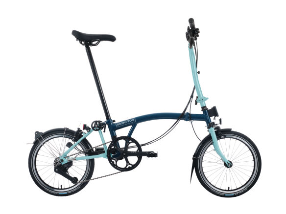 Brompton C Line 2 Farbig Ocean Blue/Turkish Green > FaltradXXS.de