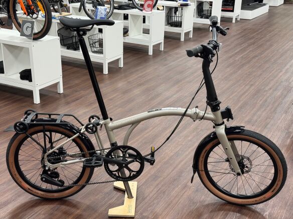 Brompton G Line Traildust white hoher Lenker > FaltradXXS.de