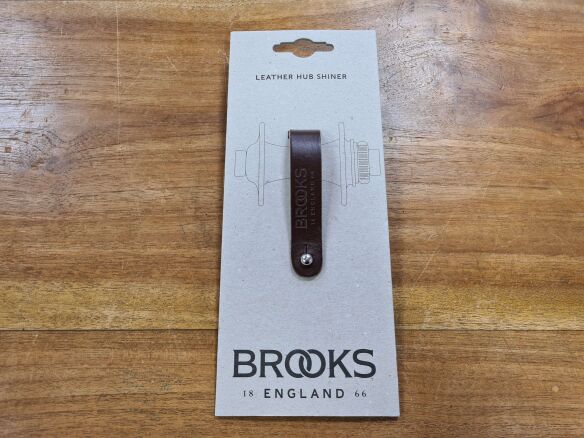 Brooks Leather Hub Shiner Nabenputzring Braun > FaltradXXS.de