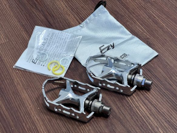 MKS MT-E Ezy Steckpedale silber Faltpedal Faltpedalenset > FaltradXXS.de