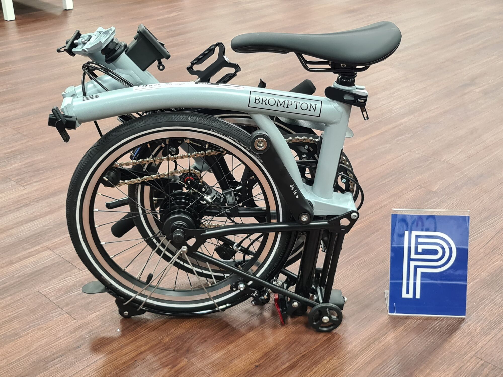 Brompton P Line 12-Gang Lunar Ice S-Lenker > FaltradXXS.de