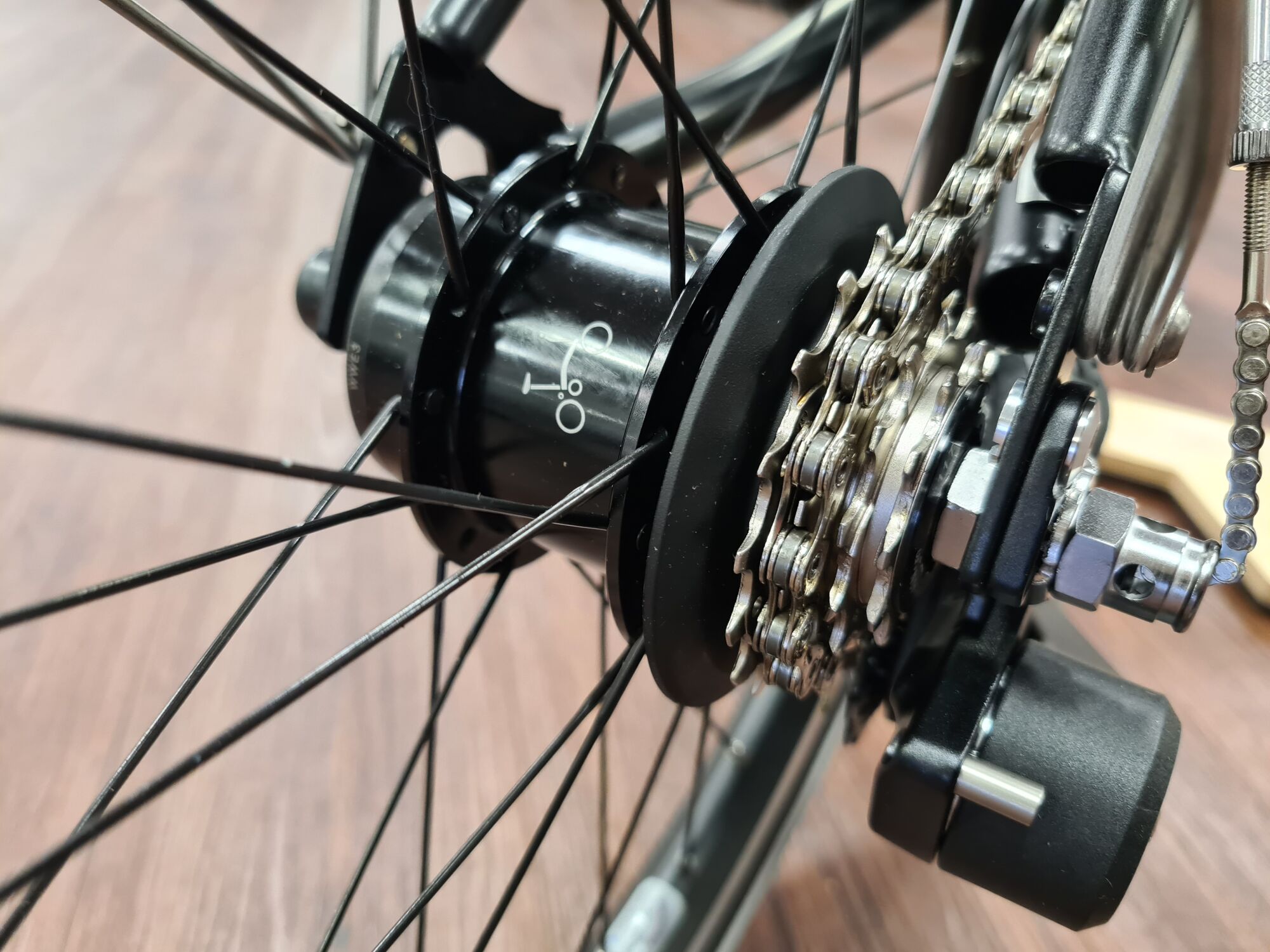 Brompton P Line 12-Gang Lunar Ice M-Lenker > FaltradXXS.de