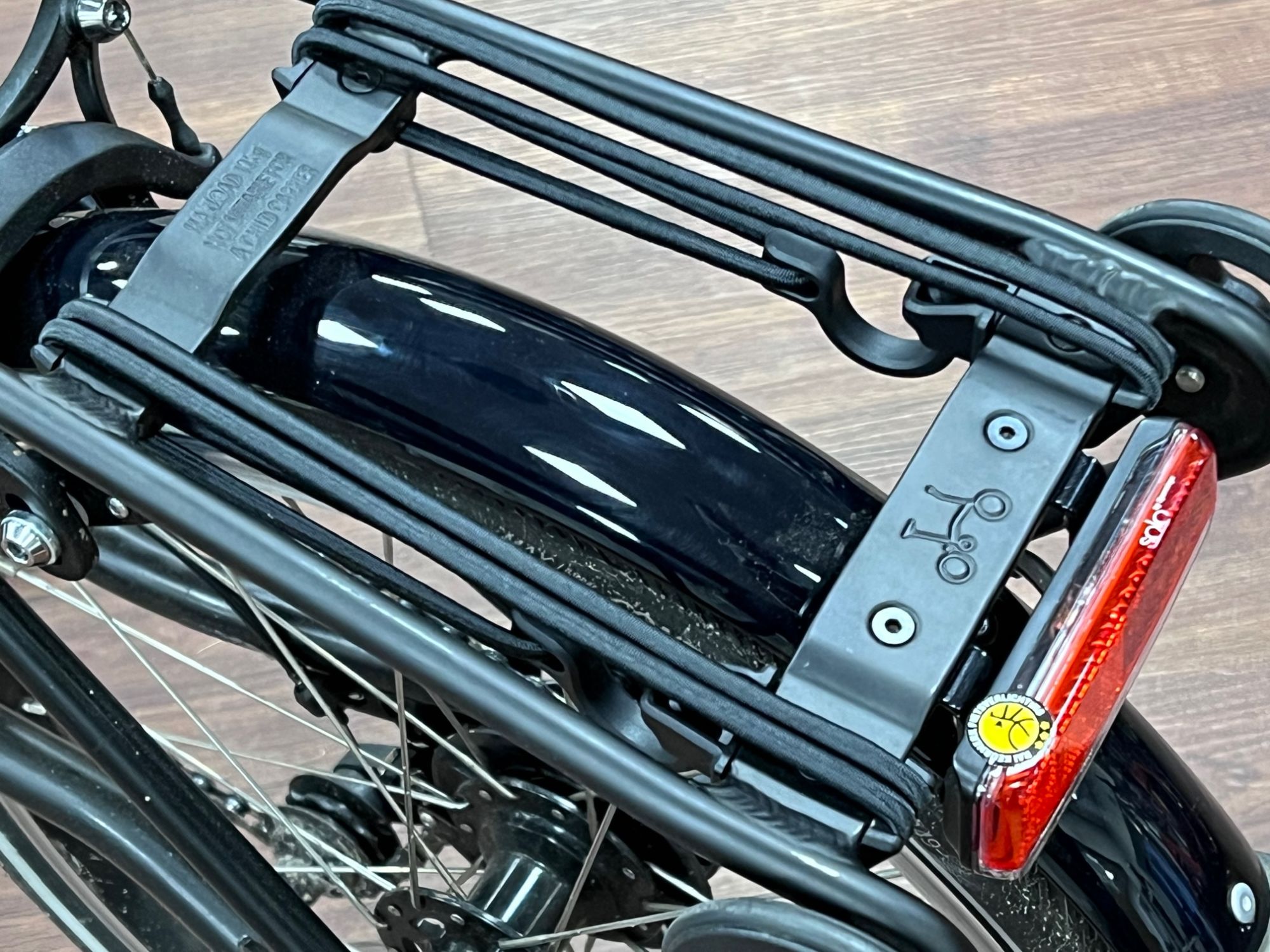 Brompton 4/12 Gang Advance Roller Rack Straps Gepäckträger Gummi ...