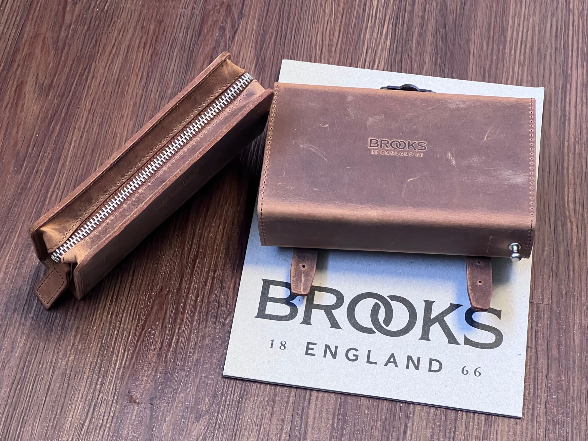 Brooks D Shape Satteltasche Aged Dark Tan > FaltradXXS.de