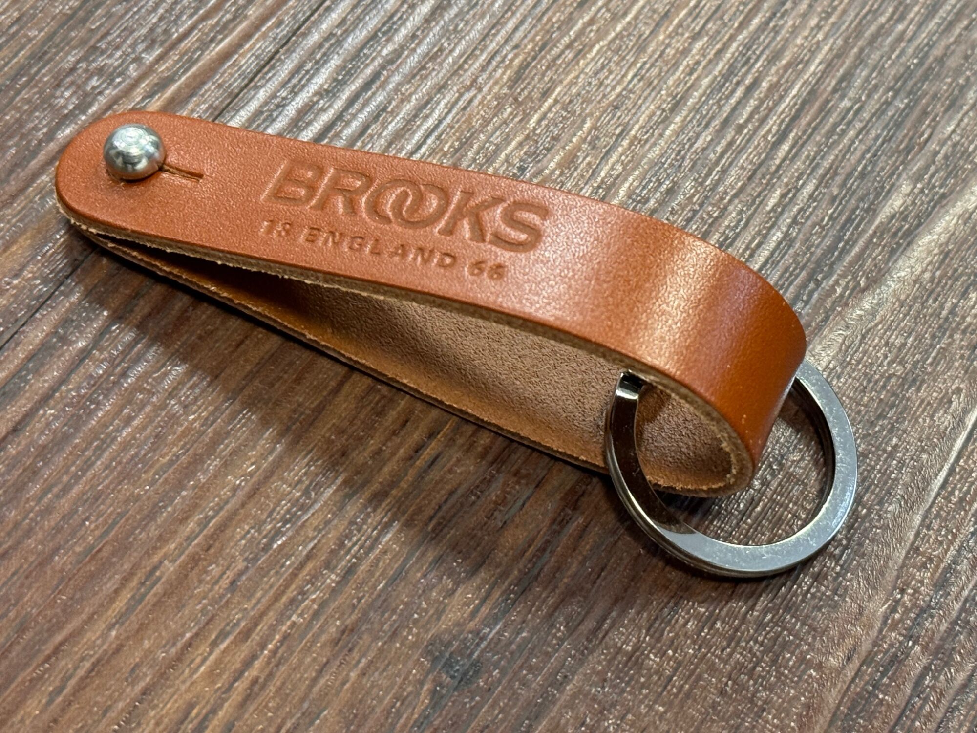 Brooks Leather Hub Shiner Nabenputzring Honey Braun > FaltradXXS.de
