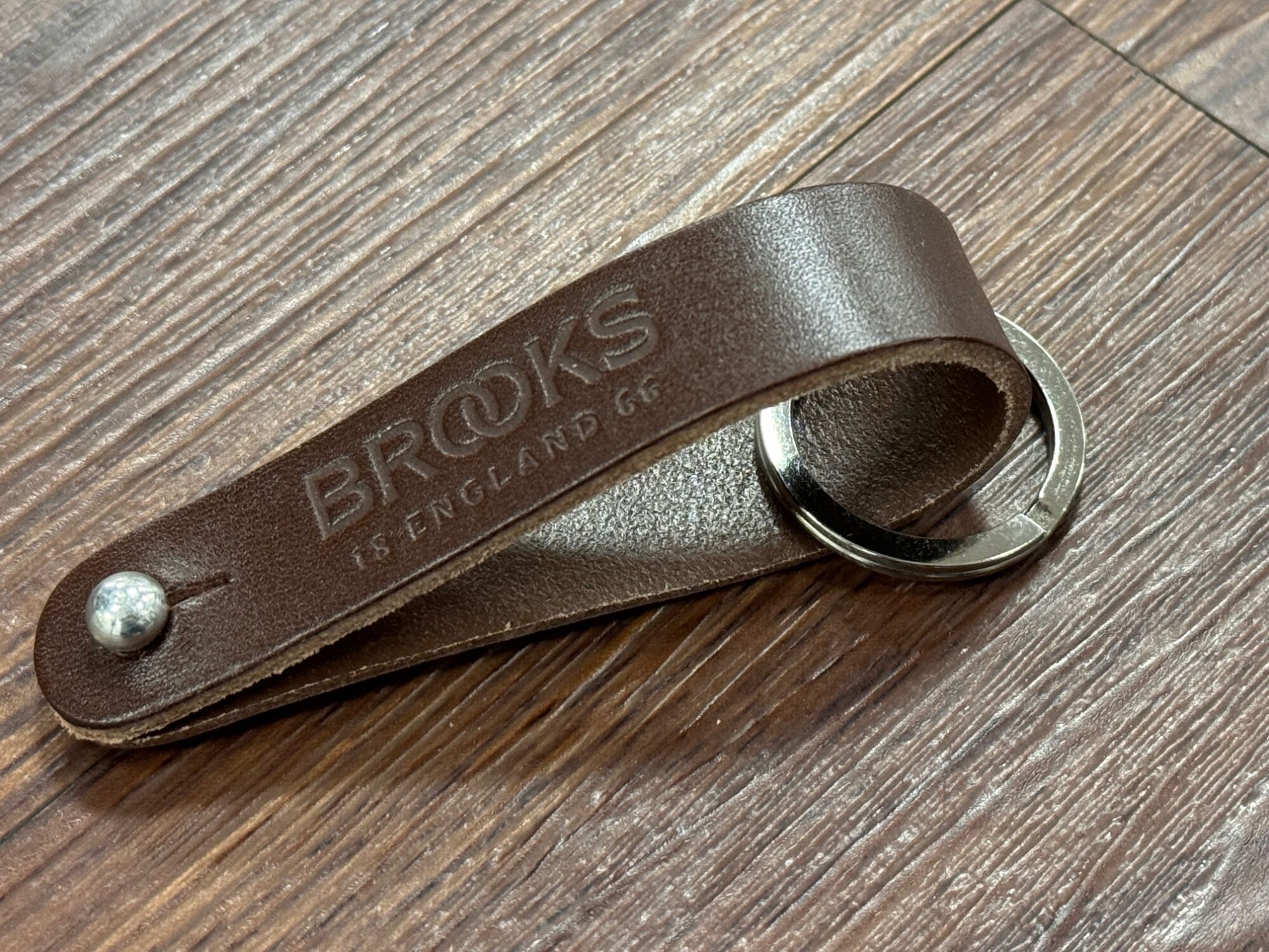 Brooks Leather Hub Shiner Nabenputzring Braun > FaltradXXS.de