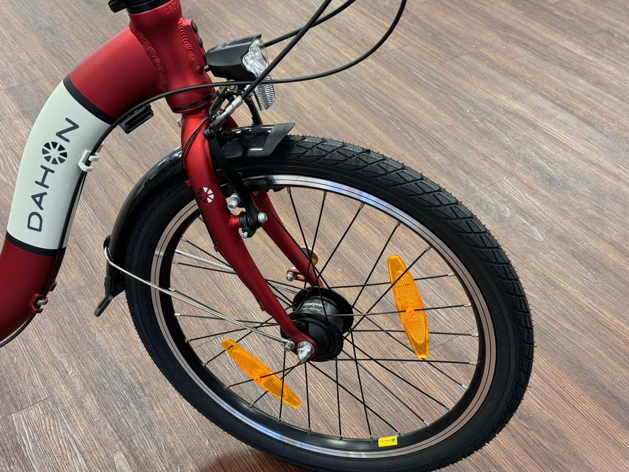 Dahon Ciao i7U Rot Tiefeinsteiger mit Licht und Rücktrittbremse ...
