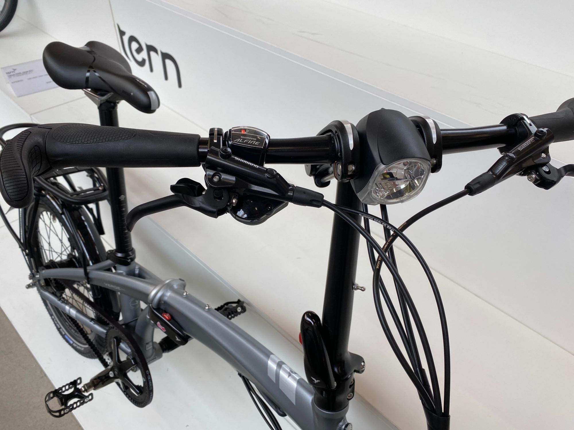 Tern Verge S8i Hell Grau Modell 26 Faltrad Klapprad > FaltradXXS.de
