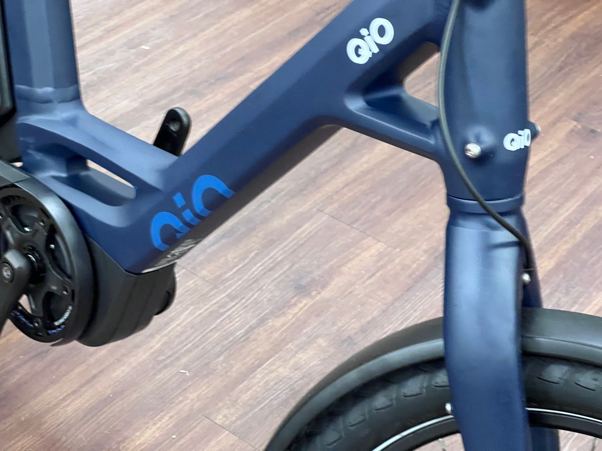 QiO EINS P-5 berryl blue matt LL Kompaktrad, Pedelec