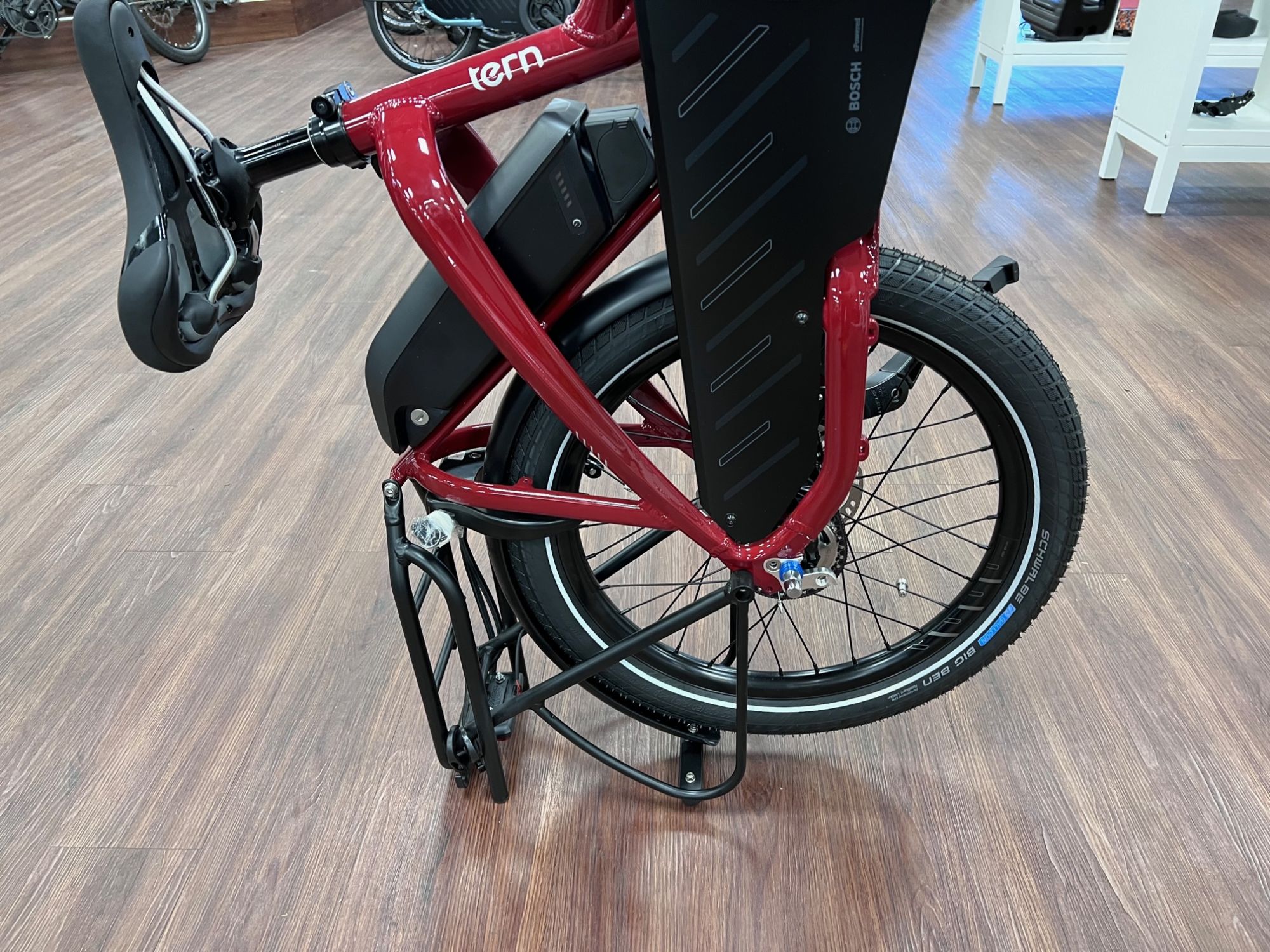 Tern Nbd S5i Metallic Rot Einstieg:39cm. Kompaktrad, Pedelec ...