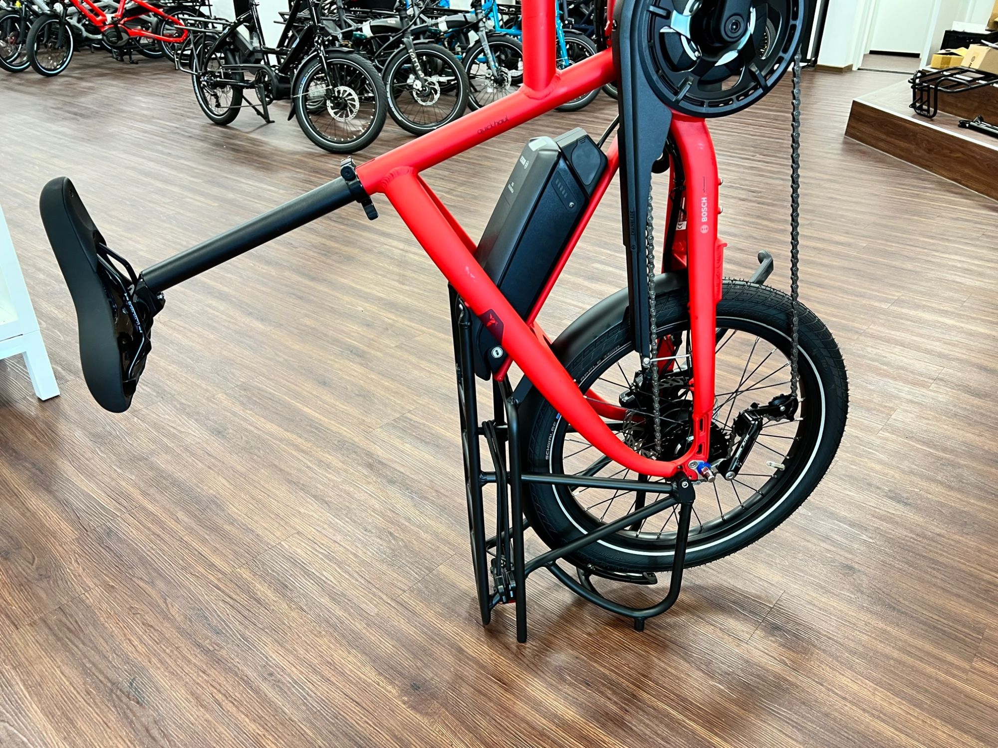 Tern Quick Haul P5i rot merlot Kompaktrad > FaltradXXS.de